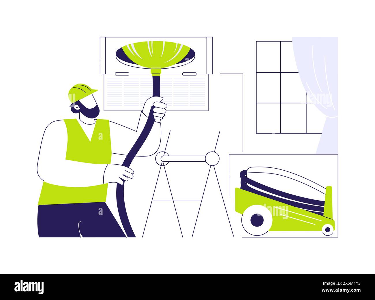 Cooling duct Stock Vector Images - Alamy