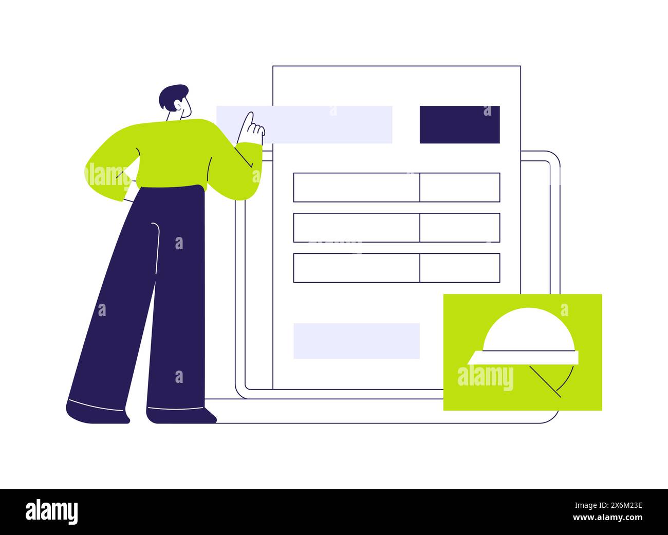 Invitation for tender abstract concept vector illustration Stock Vector ...