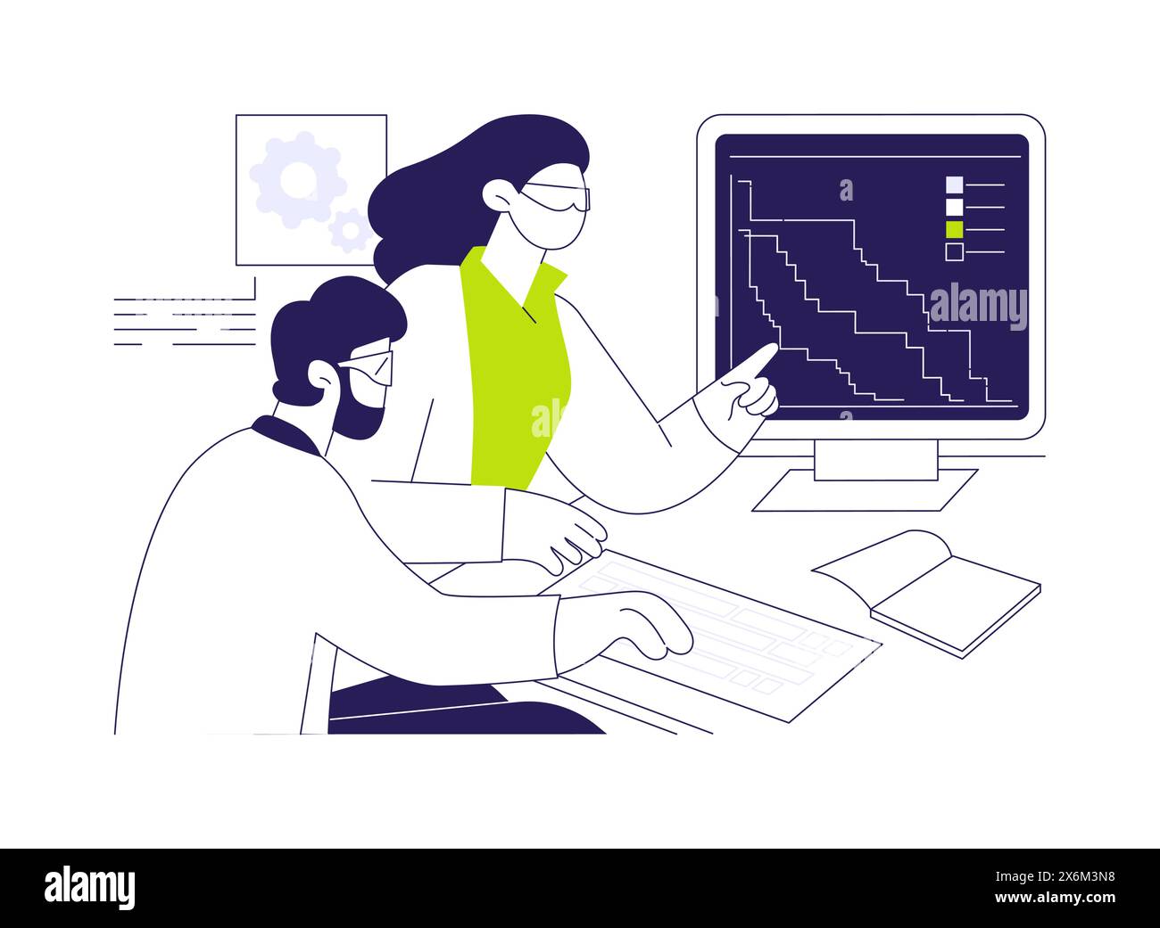 Experiment planning Stock Vector Images - Alamy