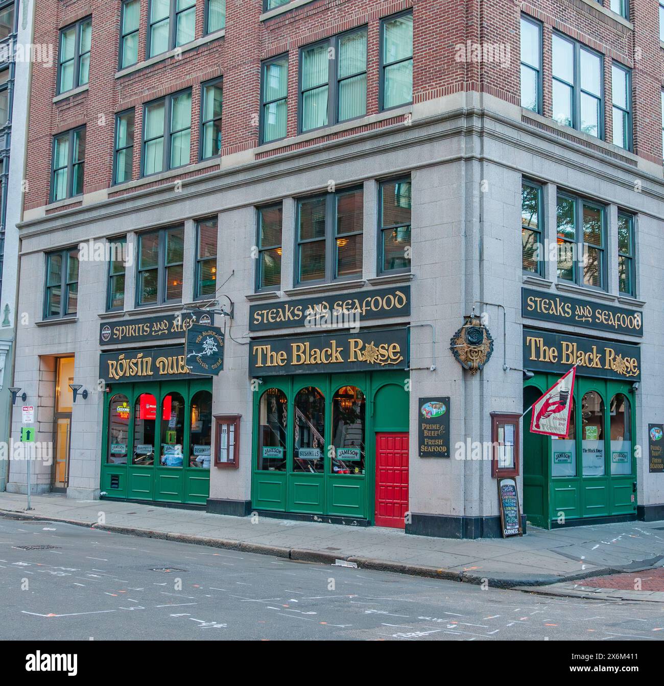 The Black Rose Irish Pub, Boston, Massachusetts, USA Stock Photo - Alamy