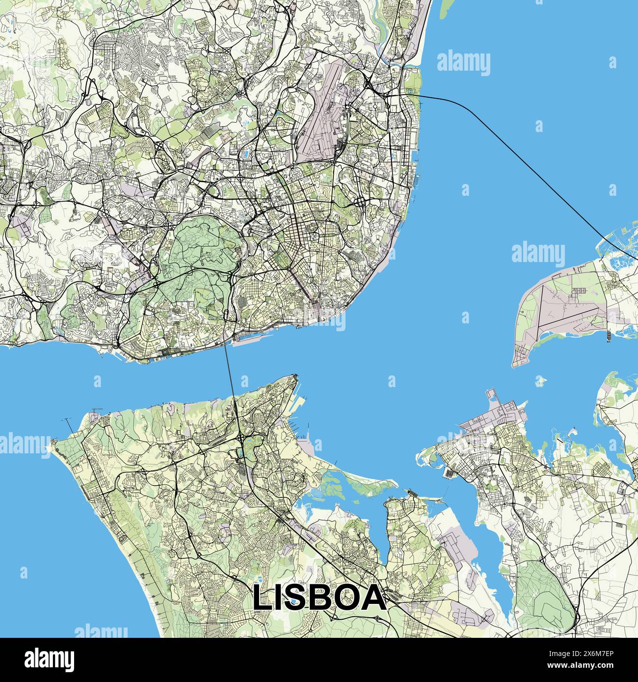 Lisboa district map hi-res stock photography and images - Alamy