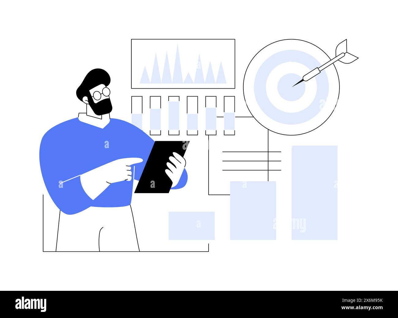 Portfolio manager isolated cartoon vector illustrations Stock Vector ...