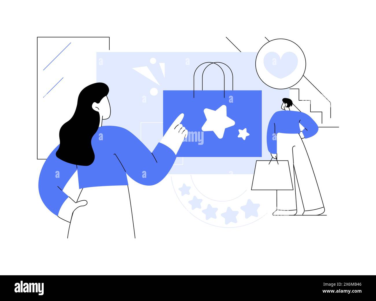 Advertising screens isolated cartoon vector illustrations Stock Vector ...