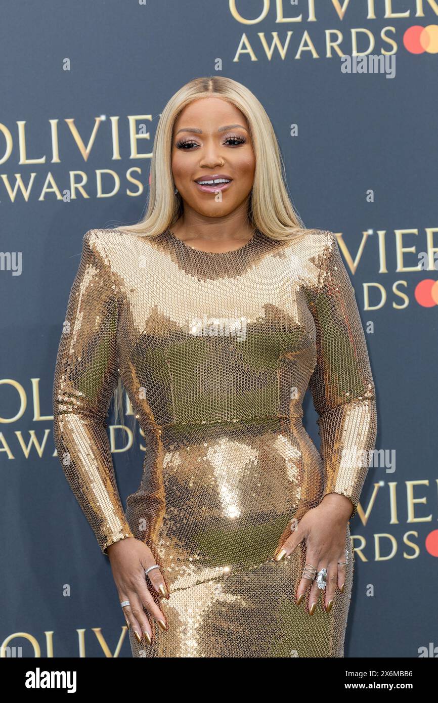 The Olivier Awards green carpet arrivals at the Royal Albert Hall ...