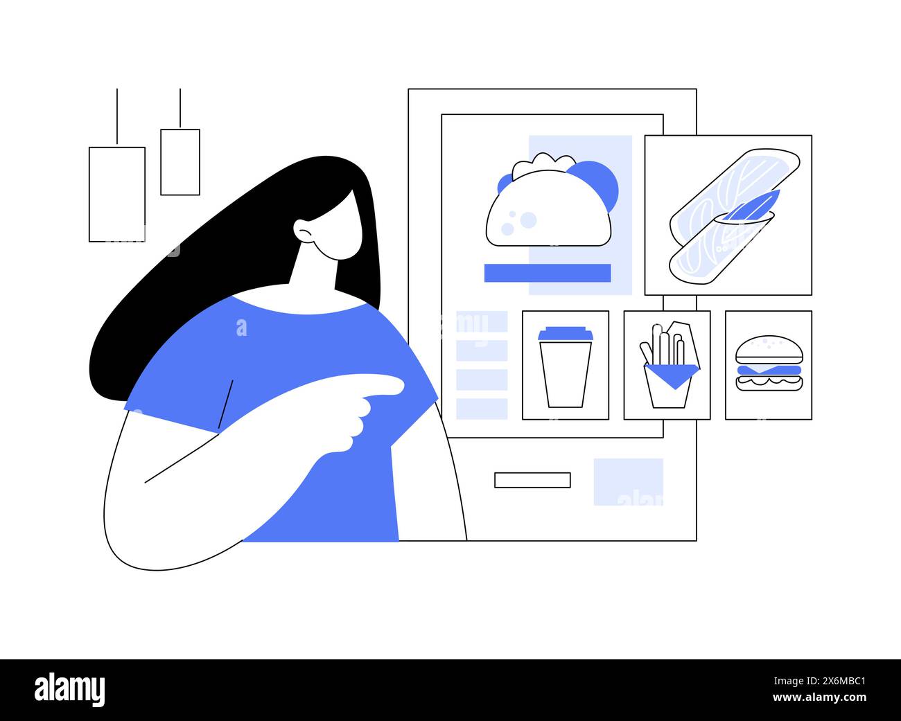 Pre kiosk Stock Vector Images - Alamy