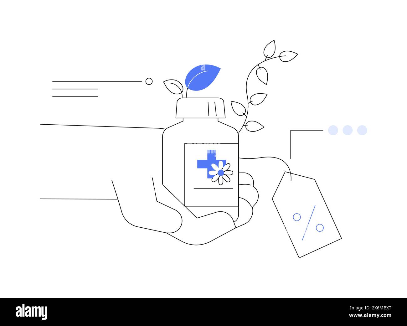 Biologically active additives abstract concept vector illustration ...