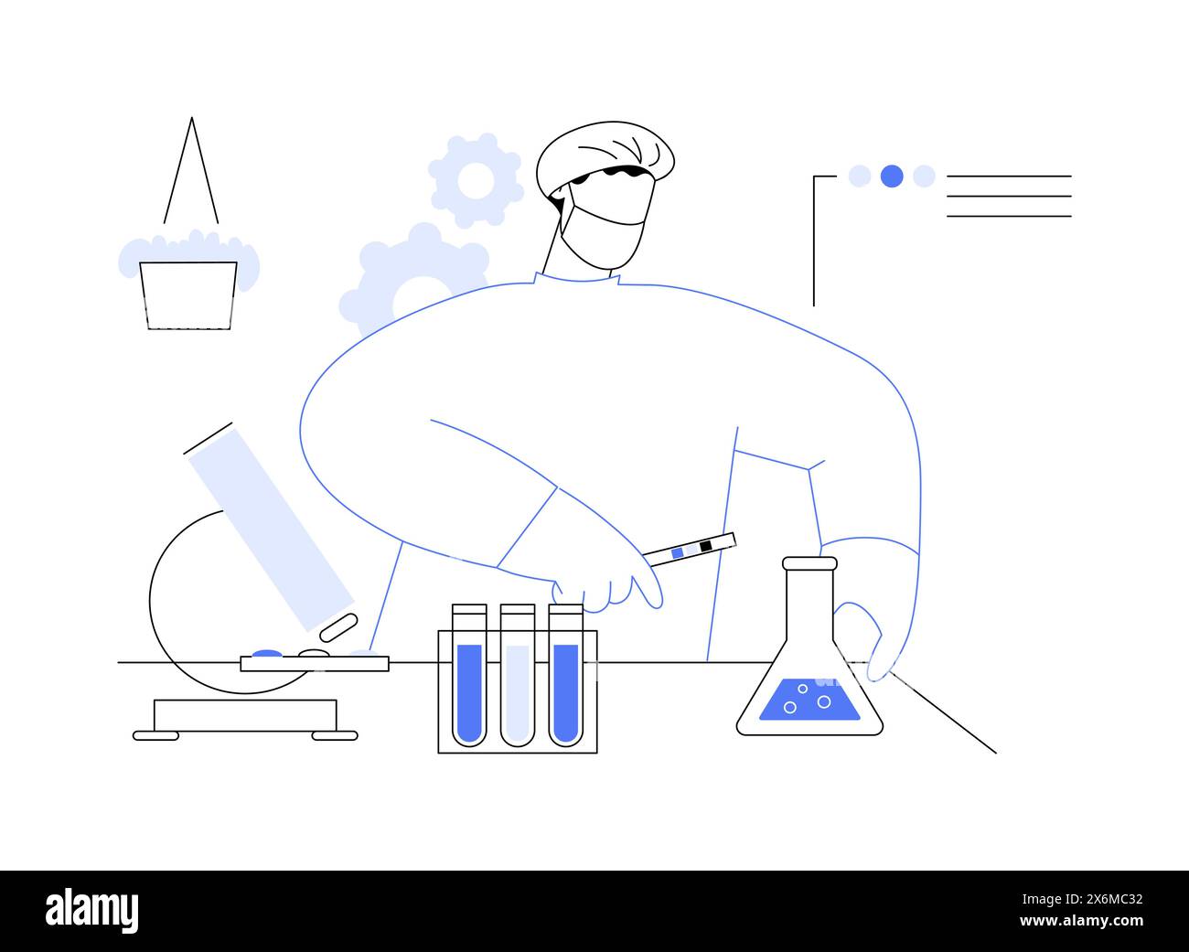 Drug testing abstract concept vector illustration Stock Vector Image ...