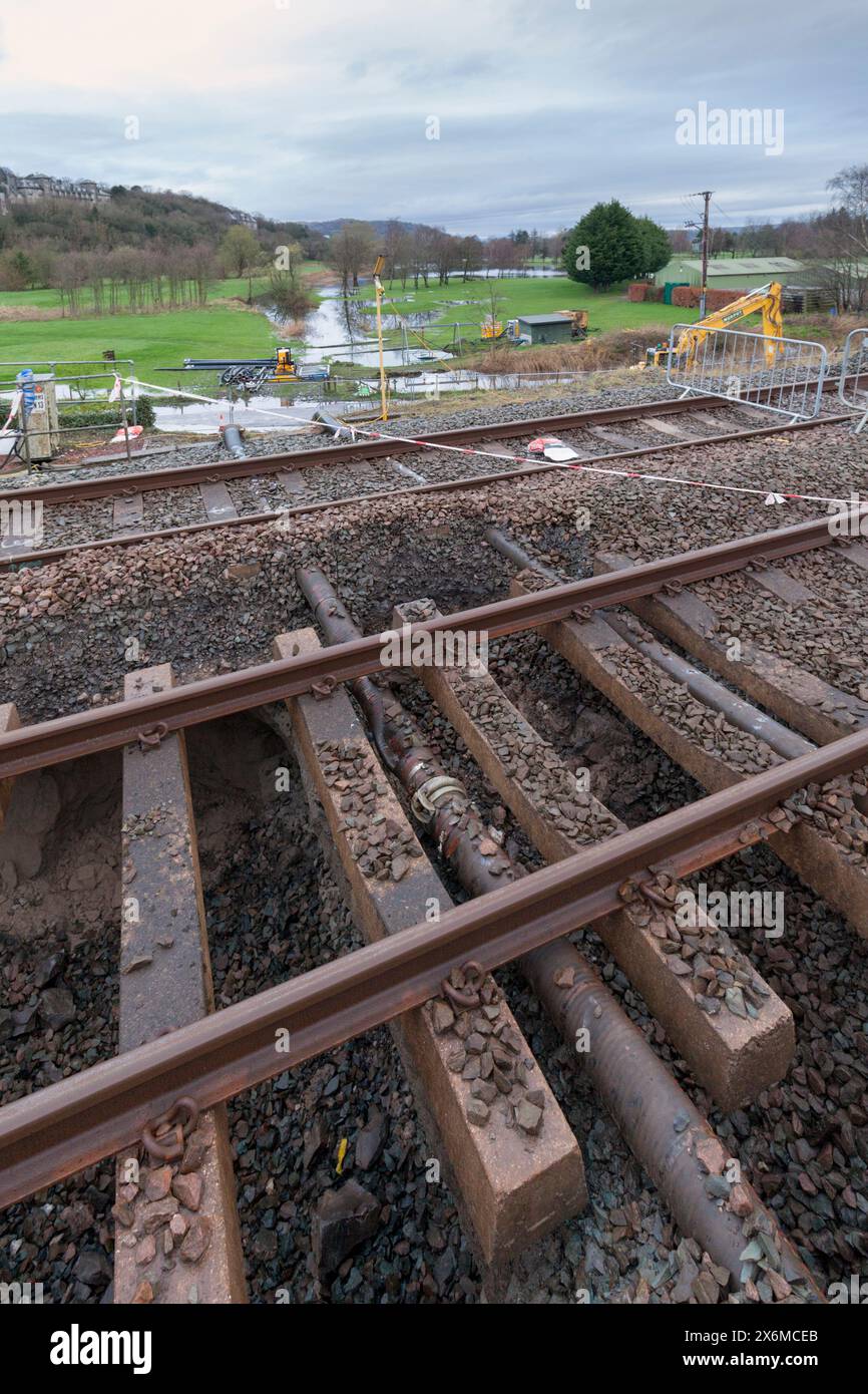 Pipe line over the railway hi-res stock photography and images - Alamy