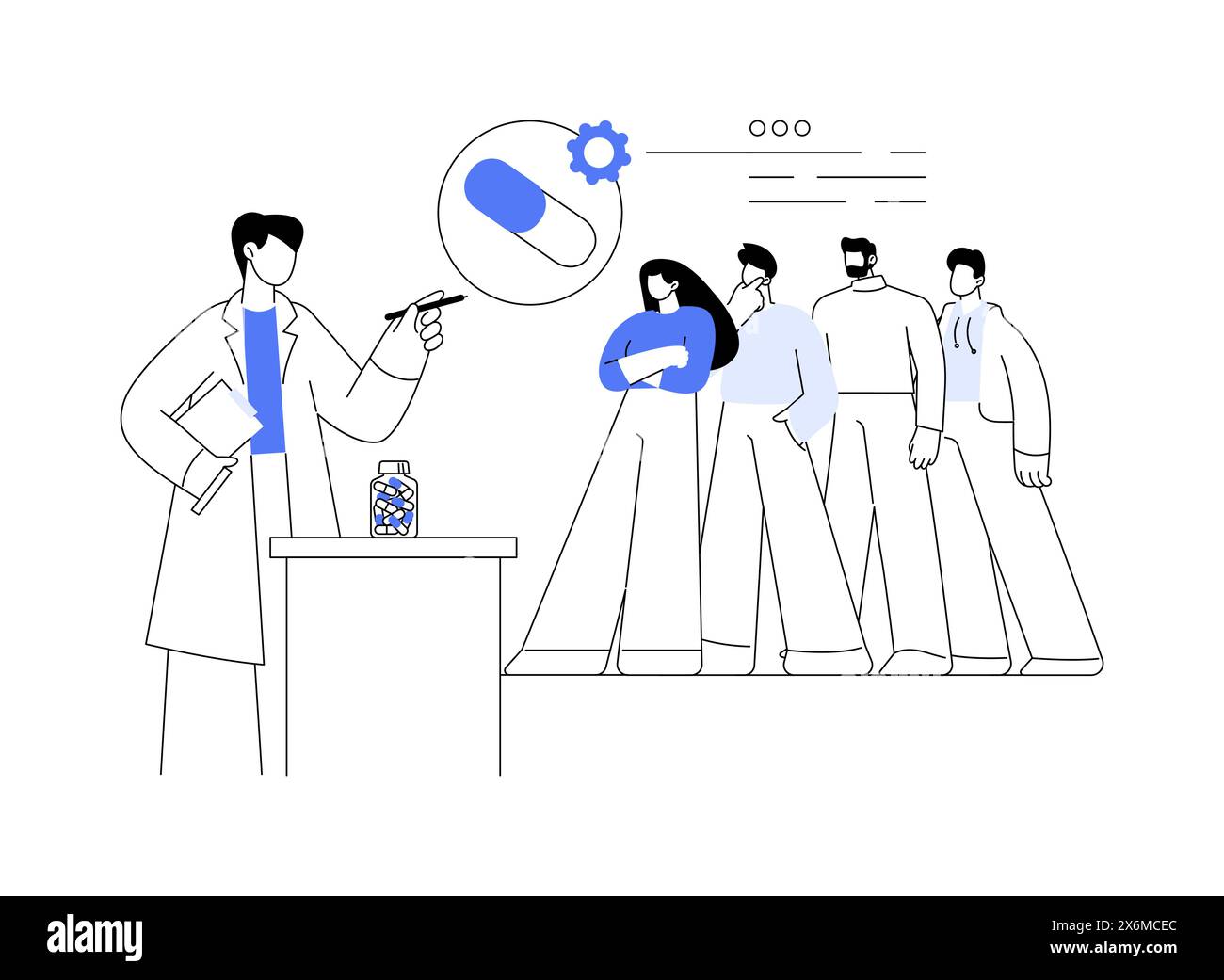 Clinical trial abstract concept vector illustration Stock Vector Image ...