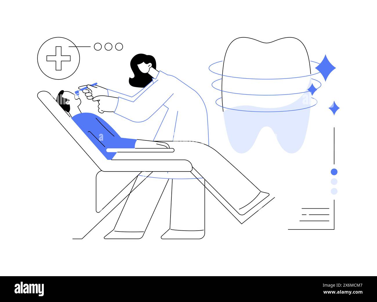 Professional oral hygiene abstract concept vector illustration Stock ...