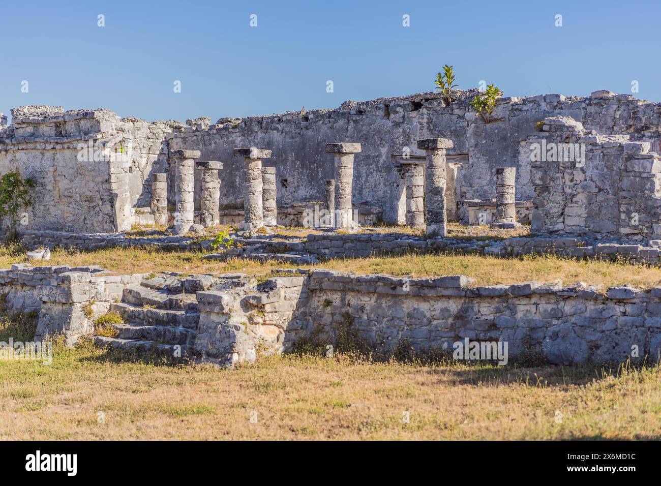 Beautiful archaeological site of the Mayan culture in Tulum, Mexico ...