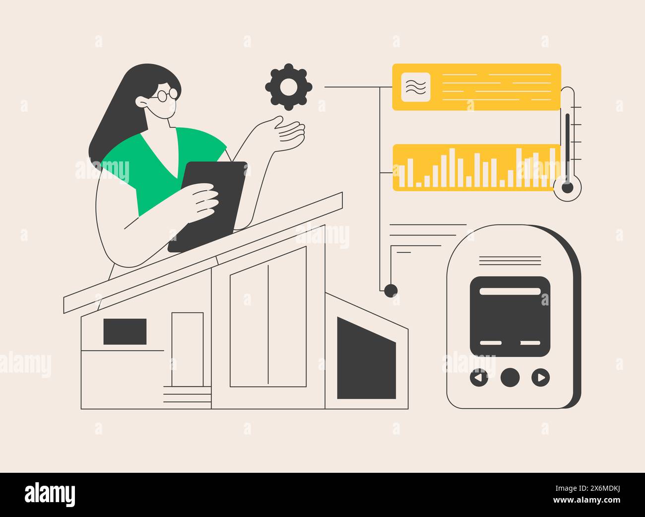 Air Quality Monitor Abstract Concept Vector Indoor, 49% OFF
