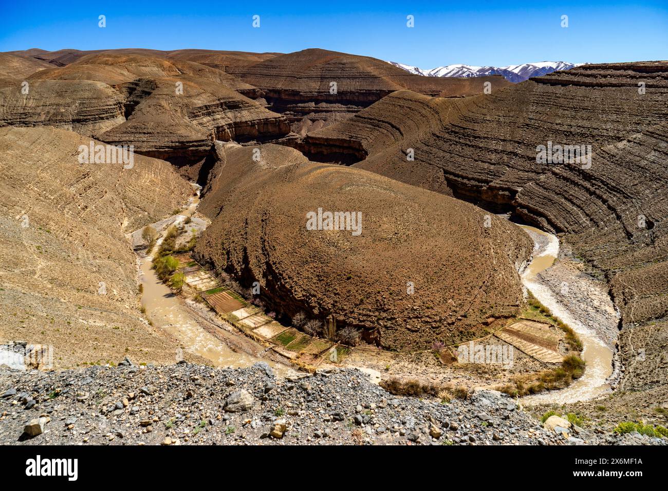 Morocco, Atlas Mountains, gorge Stock Photo - Alamy