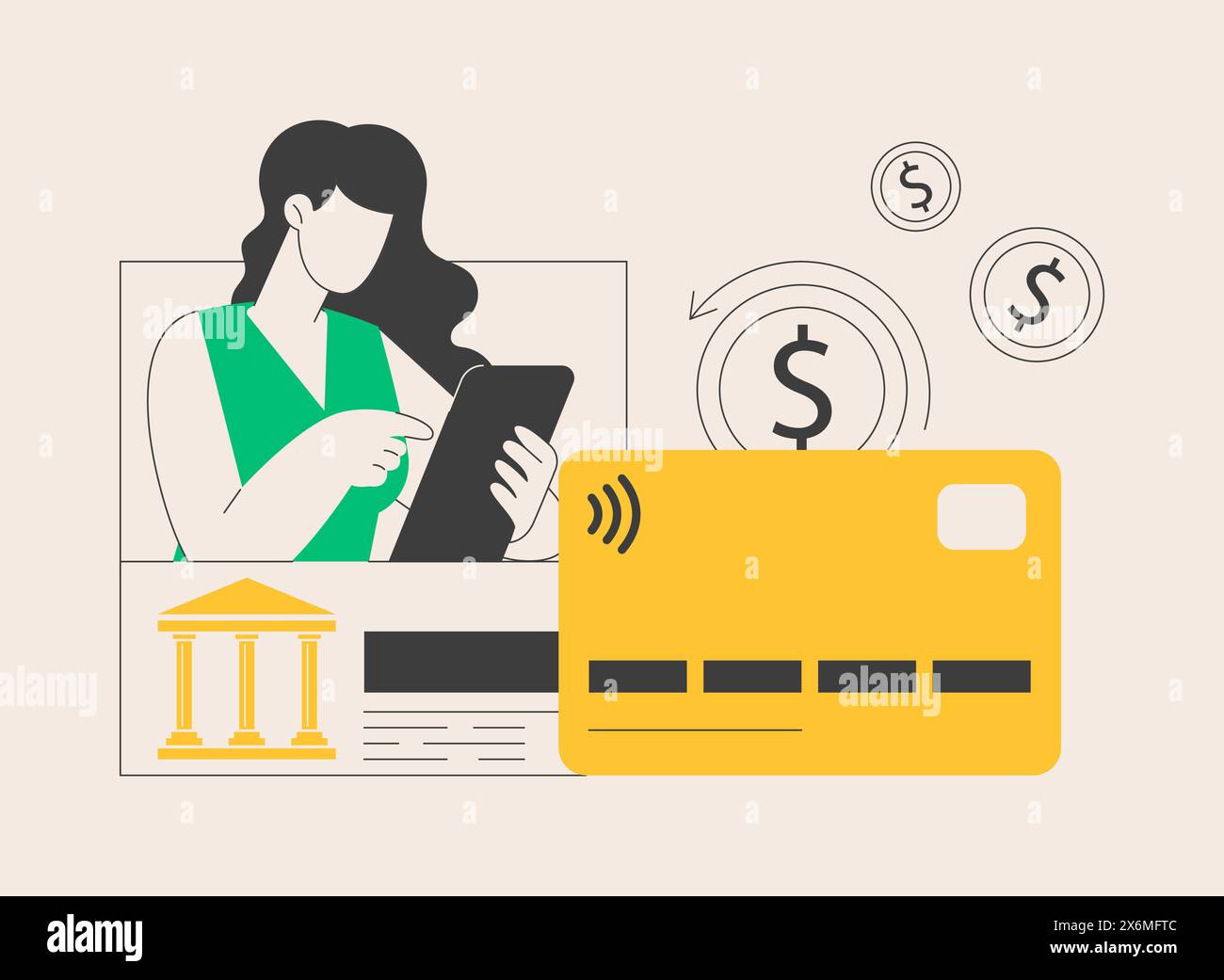 Chargeback abstract concept vector illustration Stock Vector Image ...