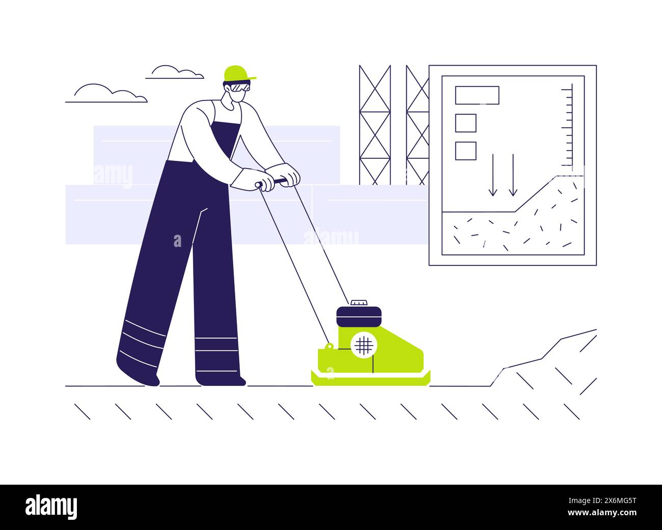 Soil compaction abstract concept vector illustration Stock Vector Image ...