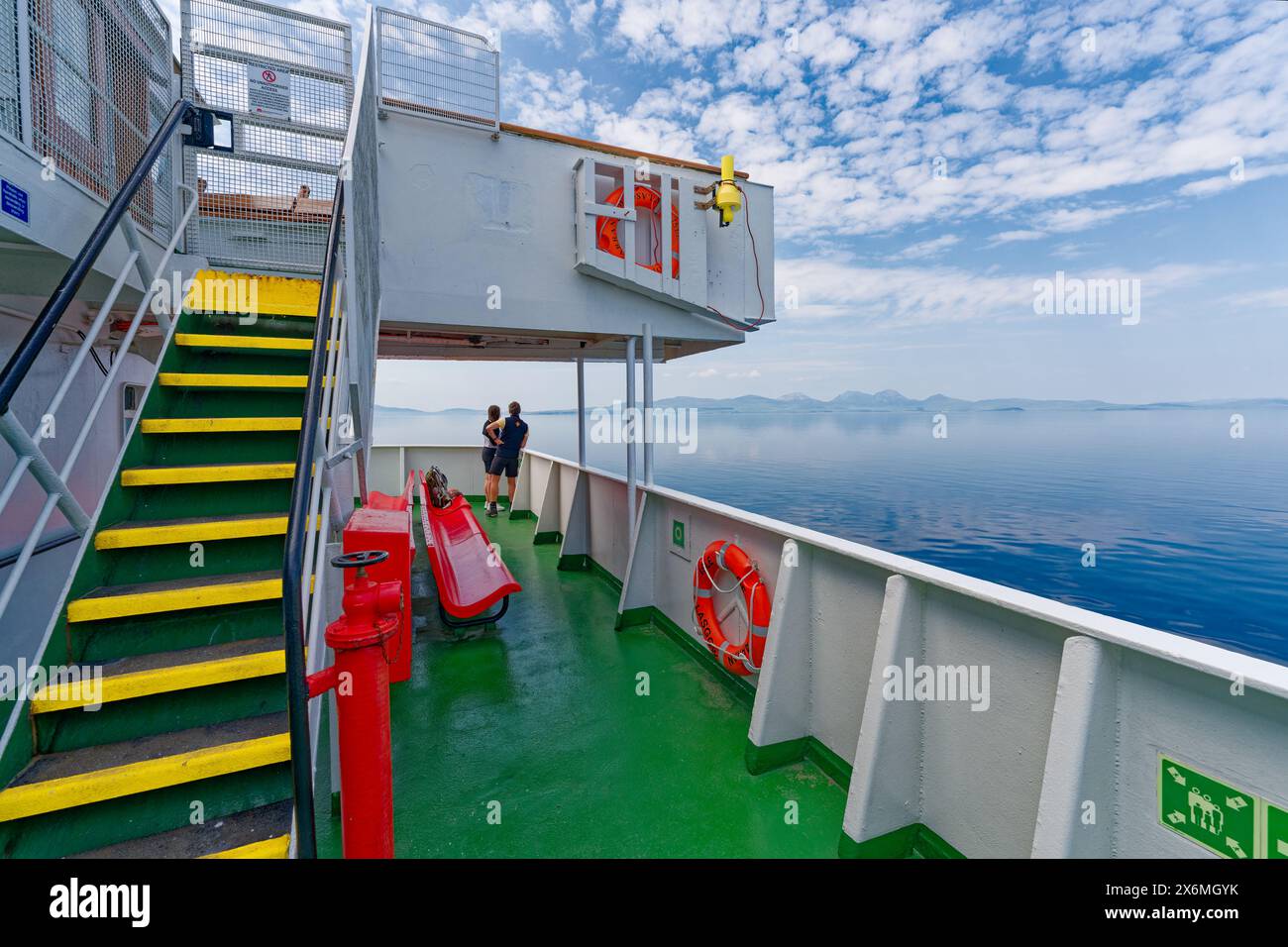 Great Britain, Scotland, Details Islay Ferry Stock Photo - Alamy