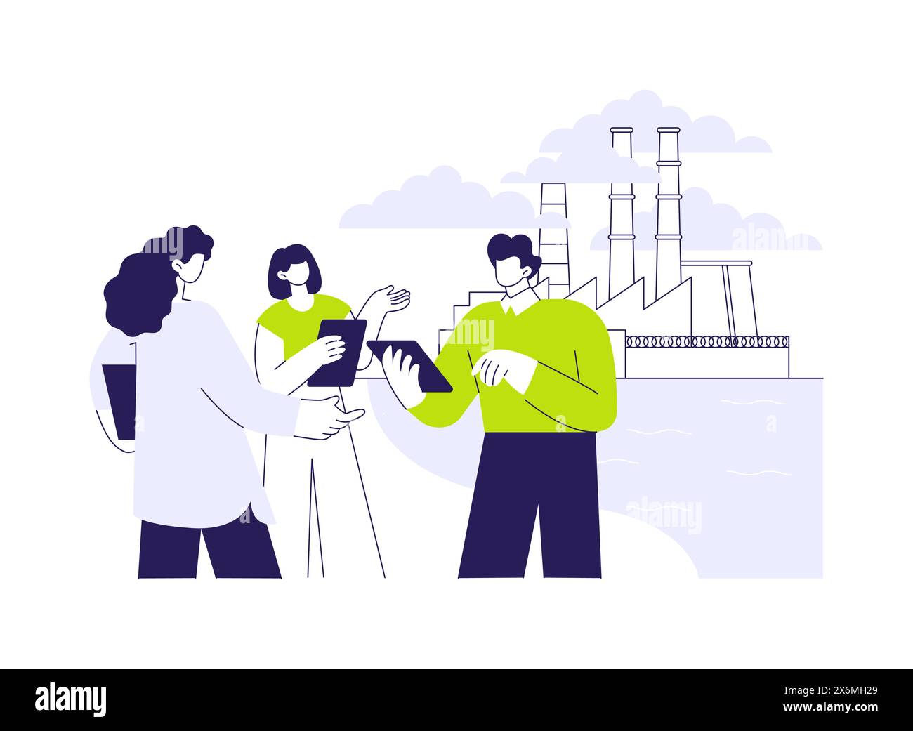 Scientific advice on sustainability abstract concept vector ...