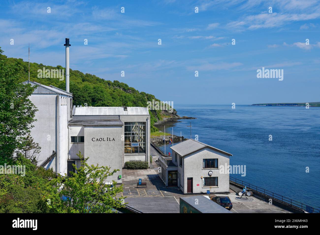 Great Britain, Scotland, Island of Islay, CAOL ILA distillery Stock ...