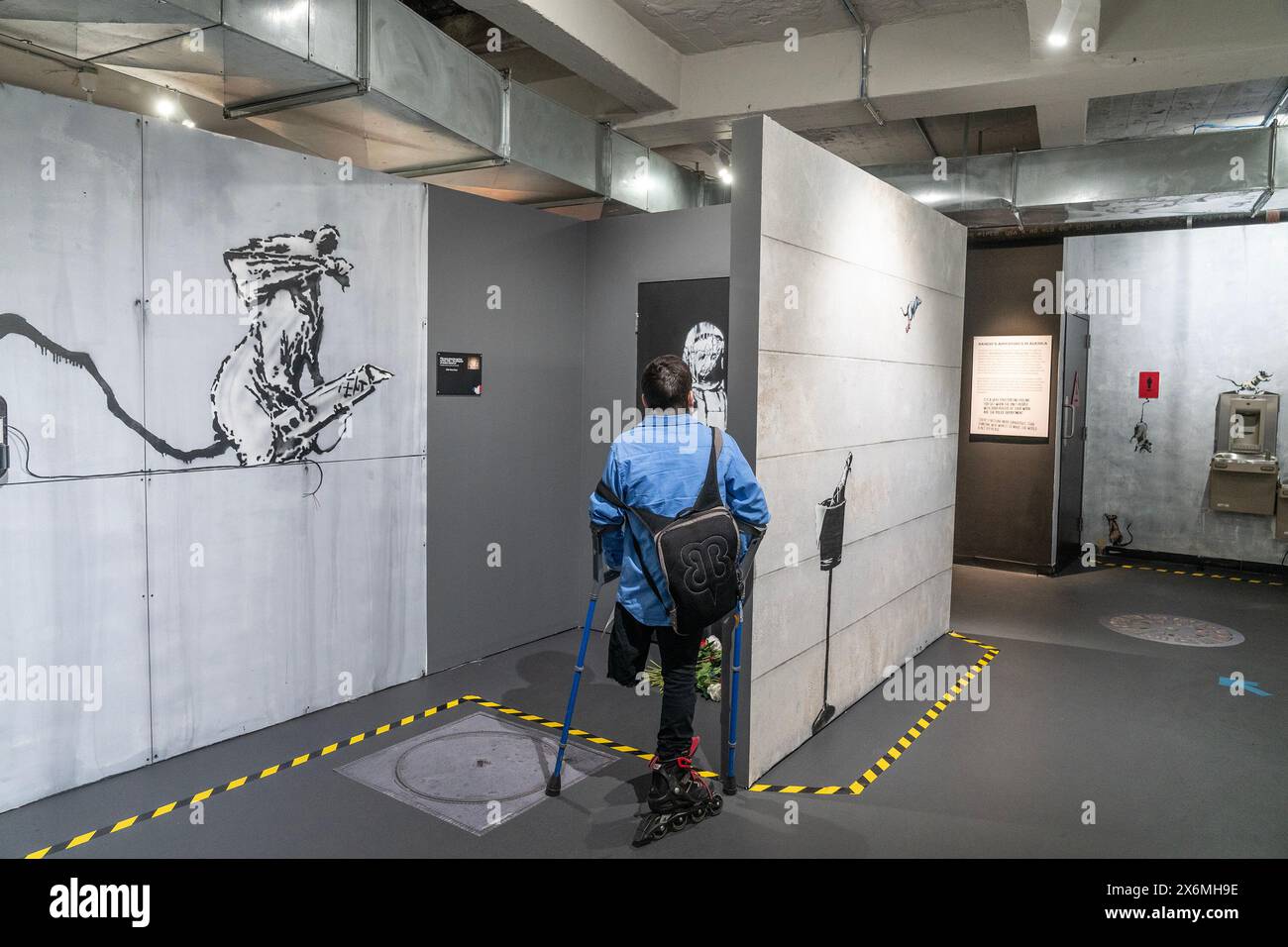 New York, USA. 15th May, 2024. Podcaster Alex Garrett attends press ...