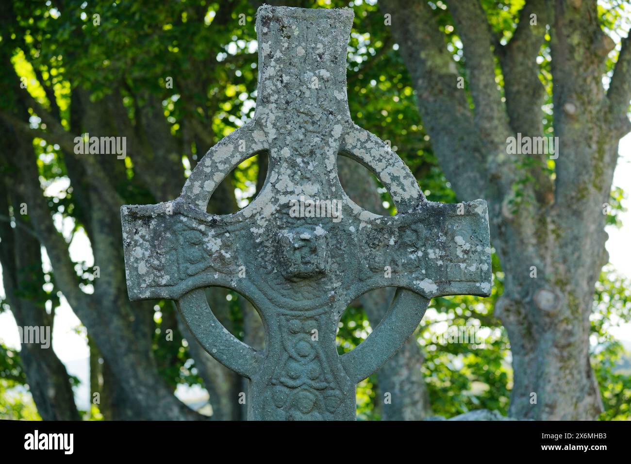Great Britain, Scotland, Island of Islay, the famous Kildalton High ...