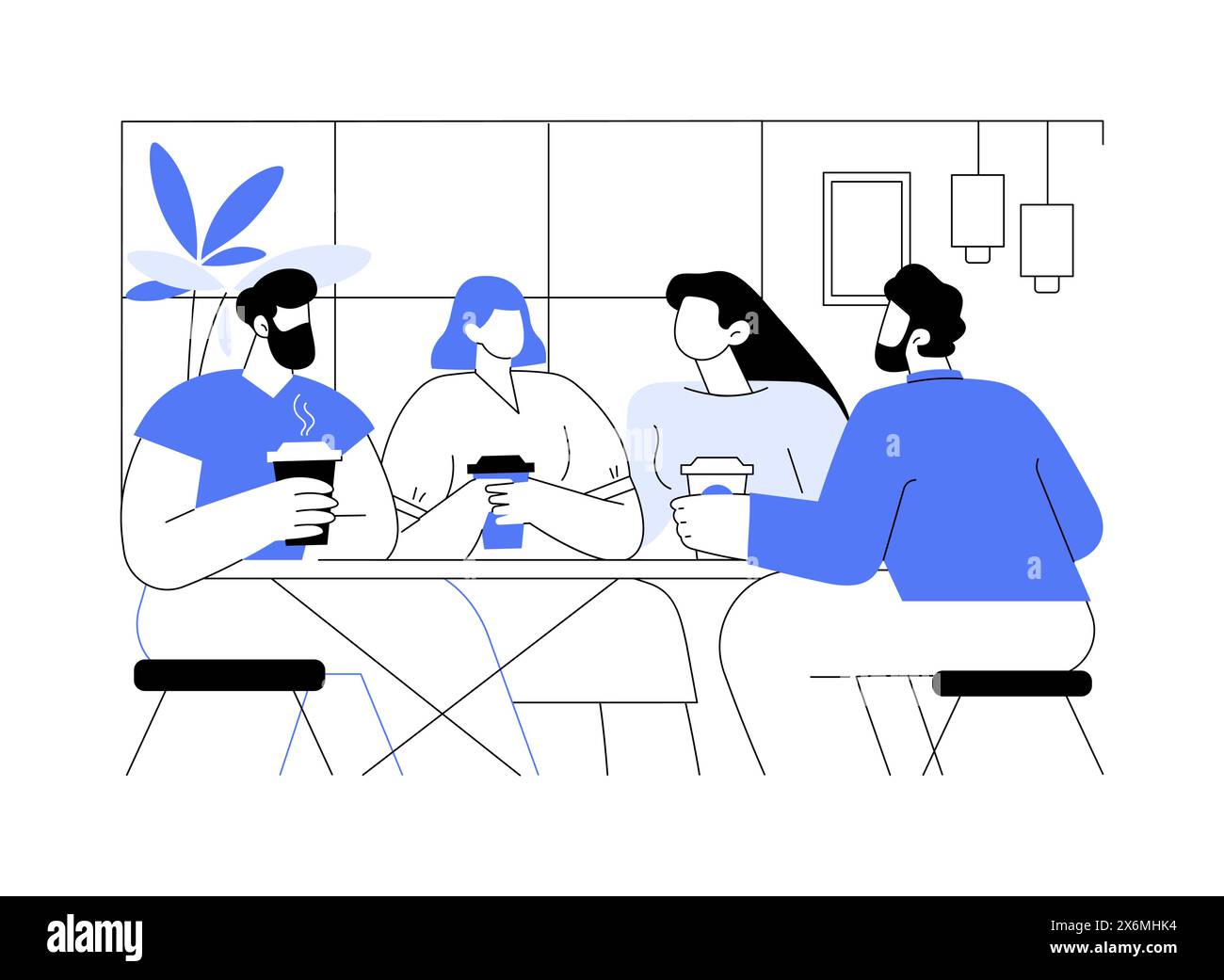 Leisure time isolated cartoon vector illustrations Stock Vector Image ...