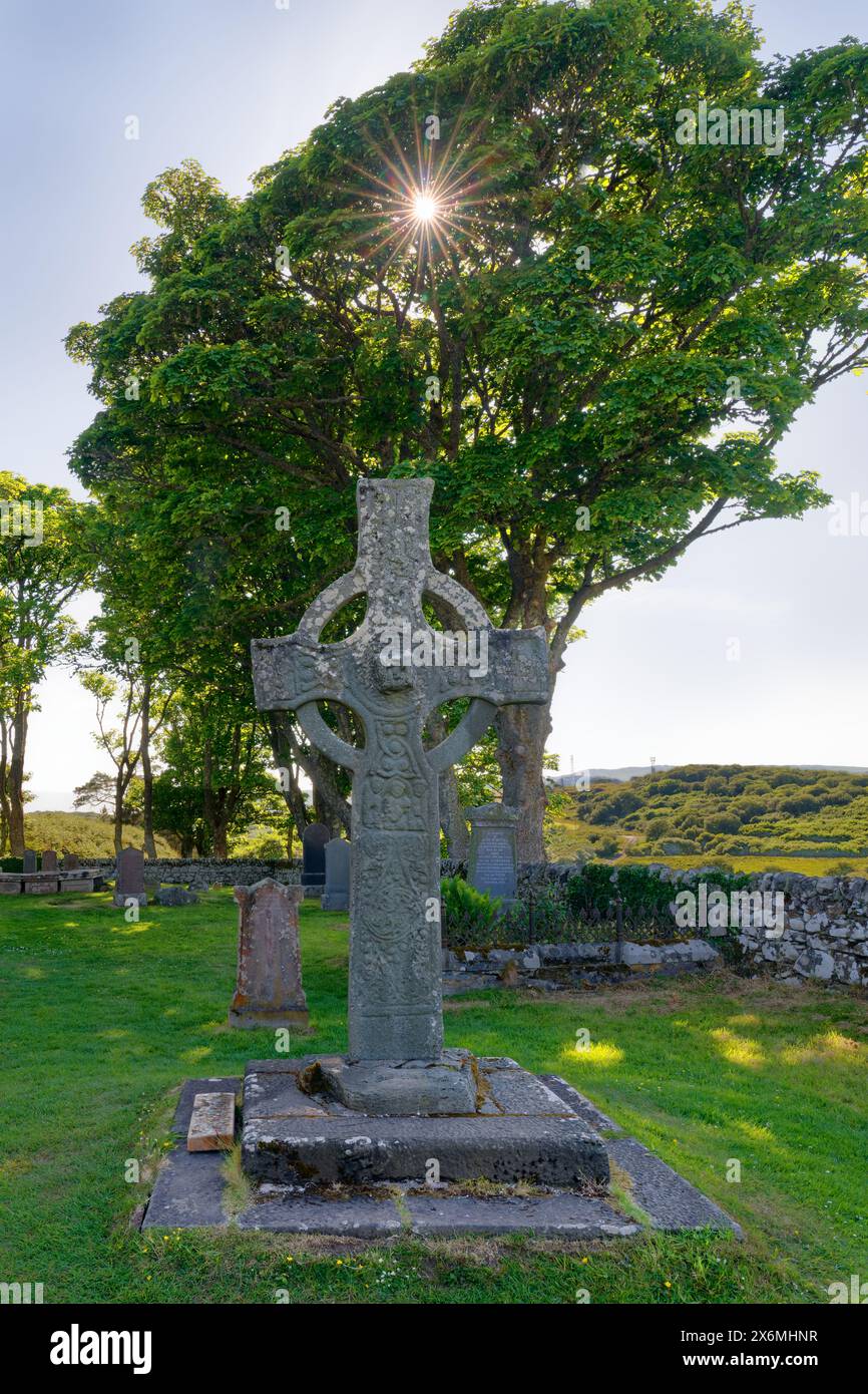 Great Britain, Scotland, Island of Islay, the famous Kildalton High ...