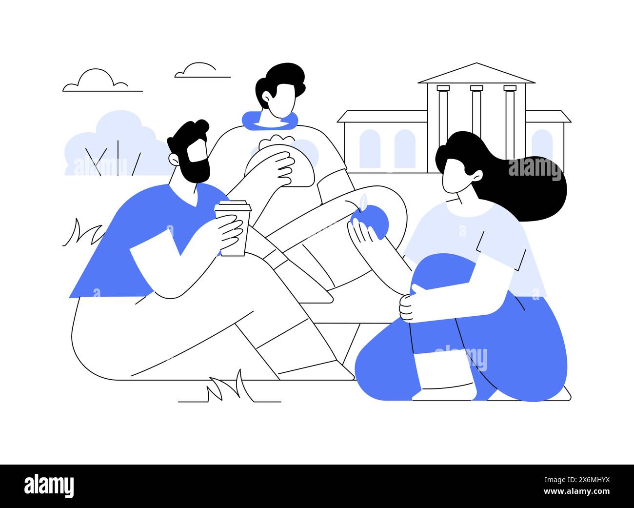 Snacking isolated cartoon vector illustrations Stock Vector Image & Art ...