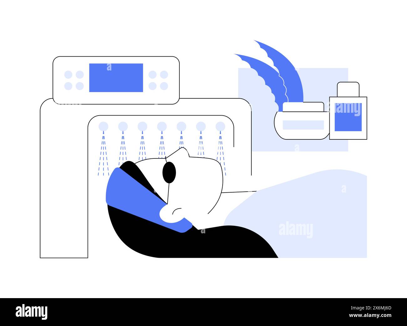 Light therapy isolated cartoon vector illustrations Stock Vector Image ...