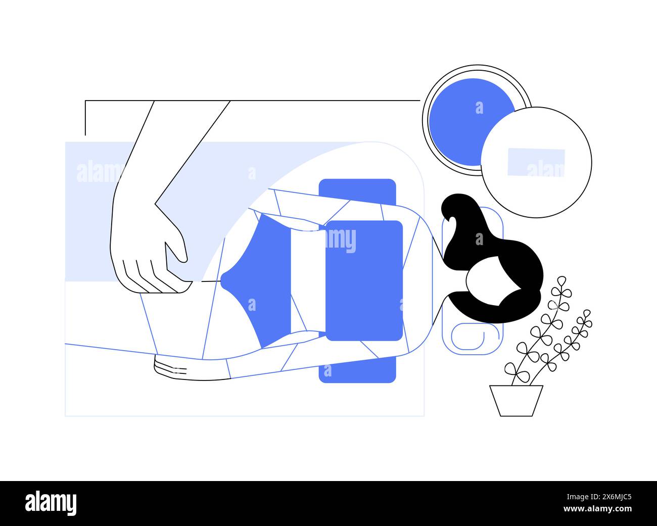 Wrap making Stock Vector Images - Alamy