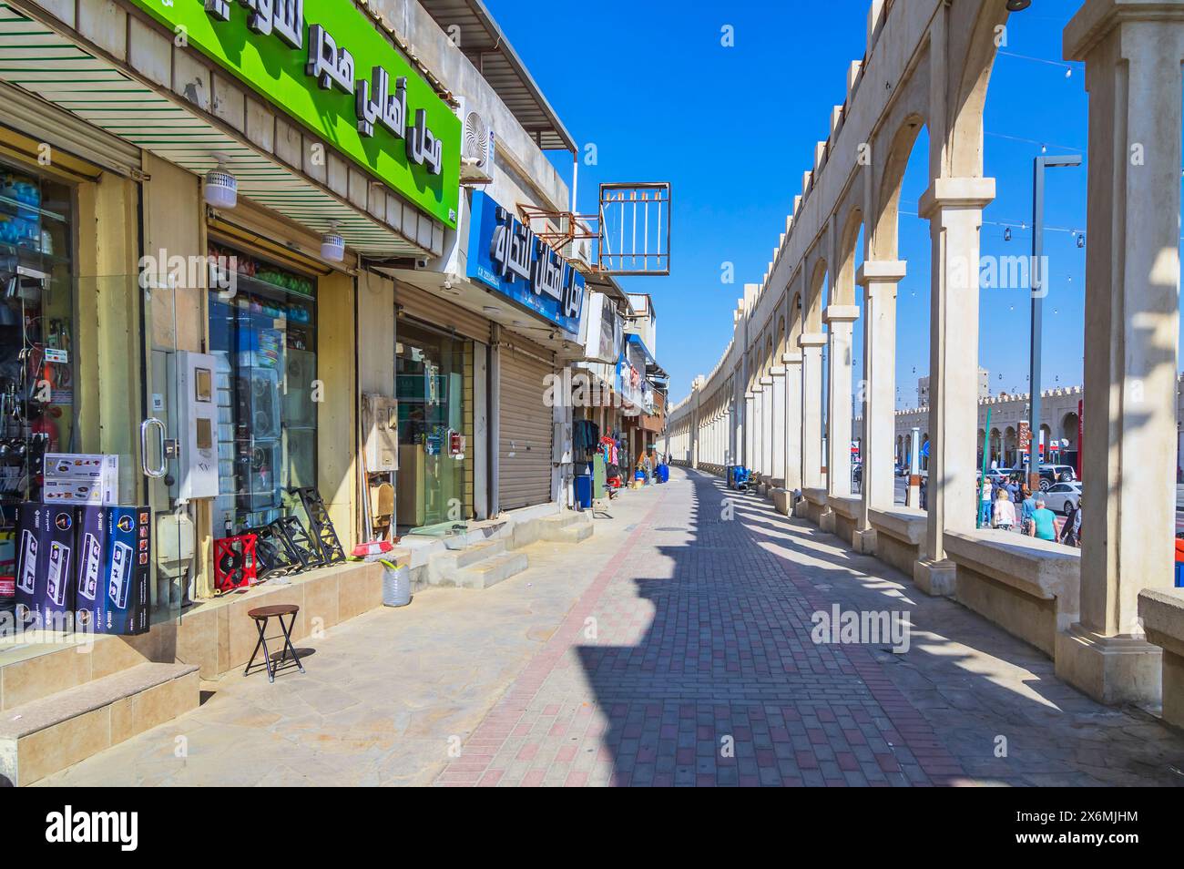 City views of Hofuf in eastern Saudi Arabia, Al-Hasa Governorate within ...