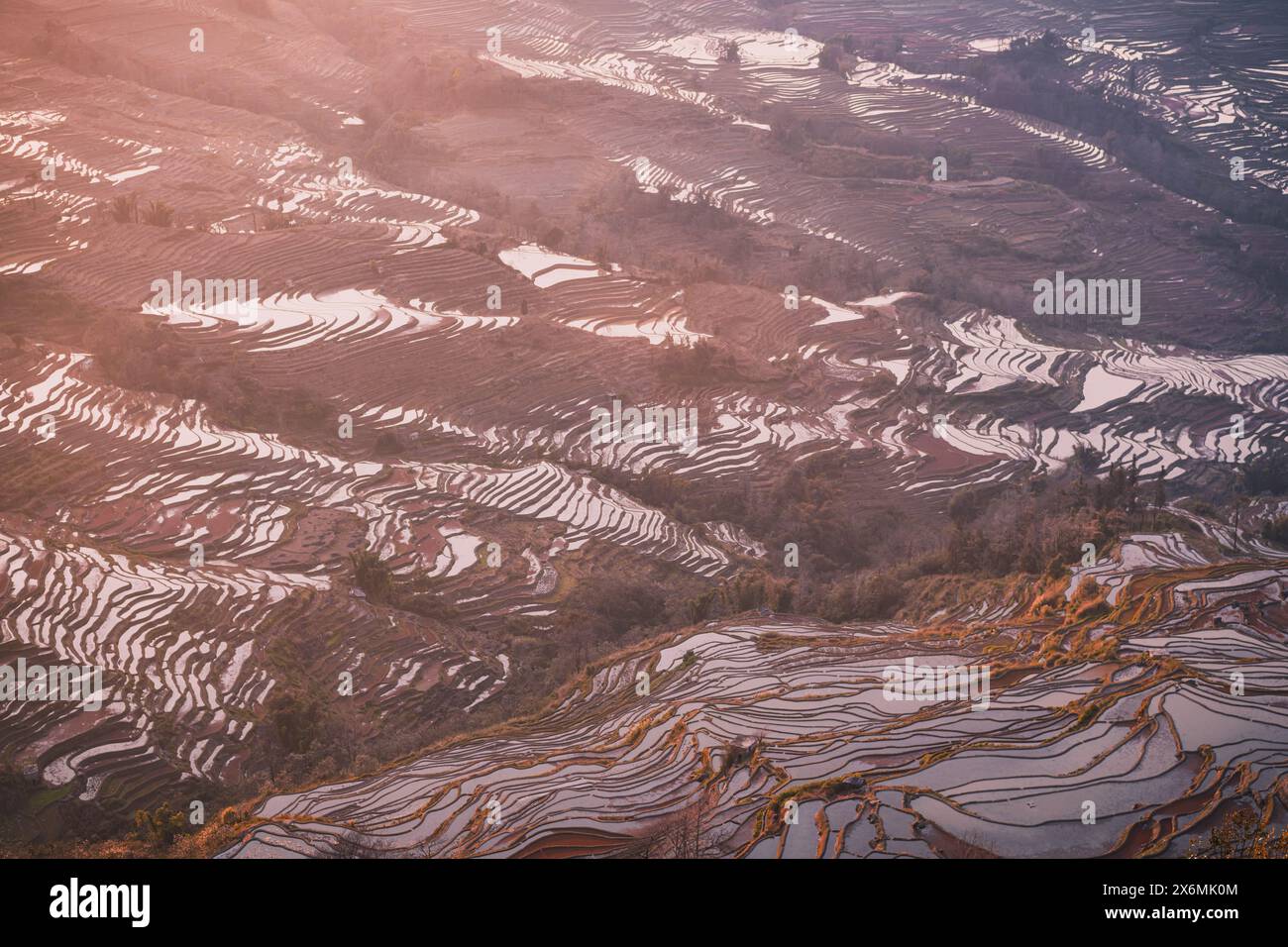 Yuanyang Rice Terraces is one of the UNESCO world heritage,Yunnan ...