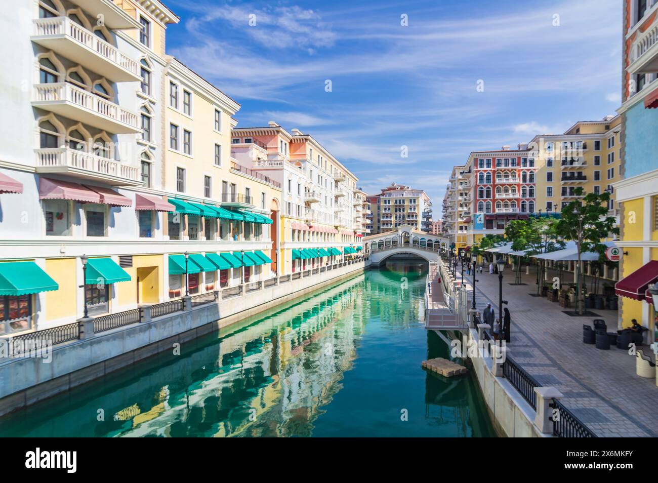 Little Venice in Doha in the heart of THE PEARL, an artificial island ...