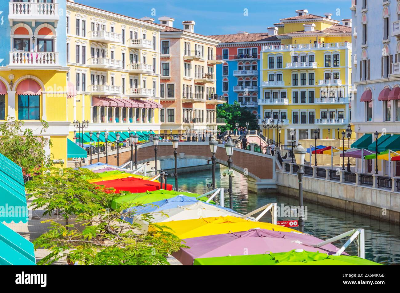 Little Venice in Doha in the heart of THE PEARL, an artificial island ...