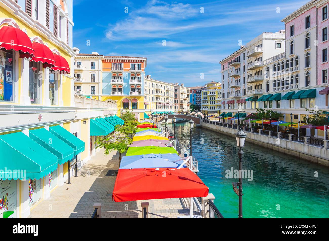 Little Venice in Doha in the heart of THE PEARL, an artificial island ...
