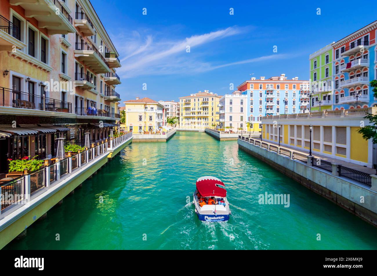 Little Venice in Doha in the heart of THE PEARL, an artificial island ...