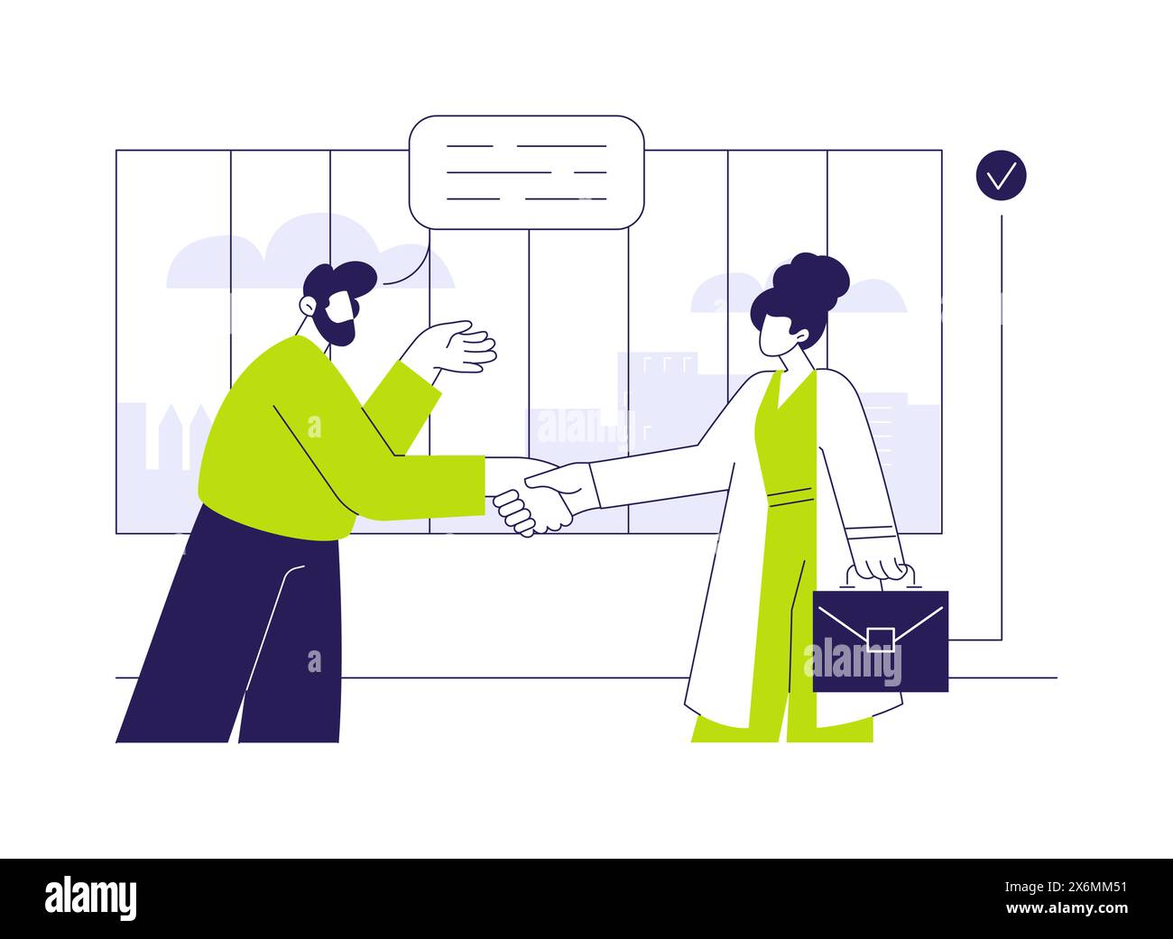 Executive recruitment abstract concept vector illustration Stock Vector ...