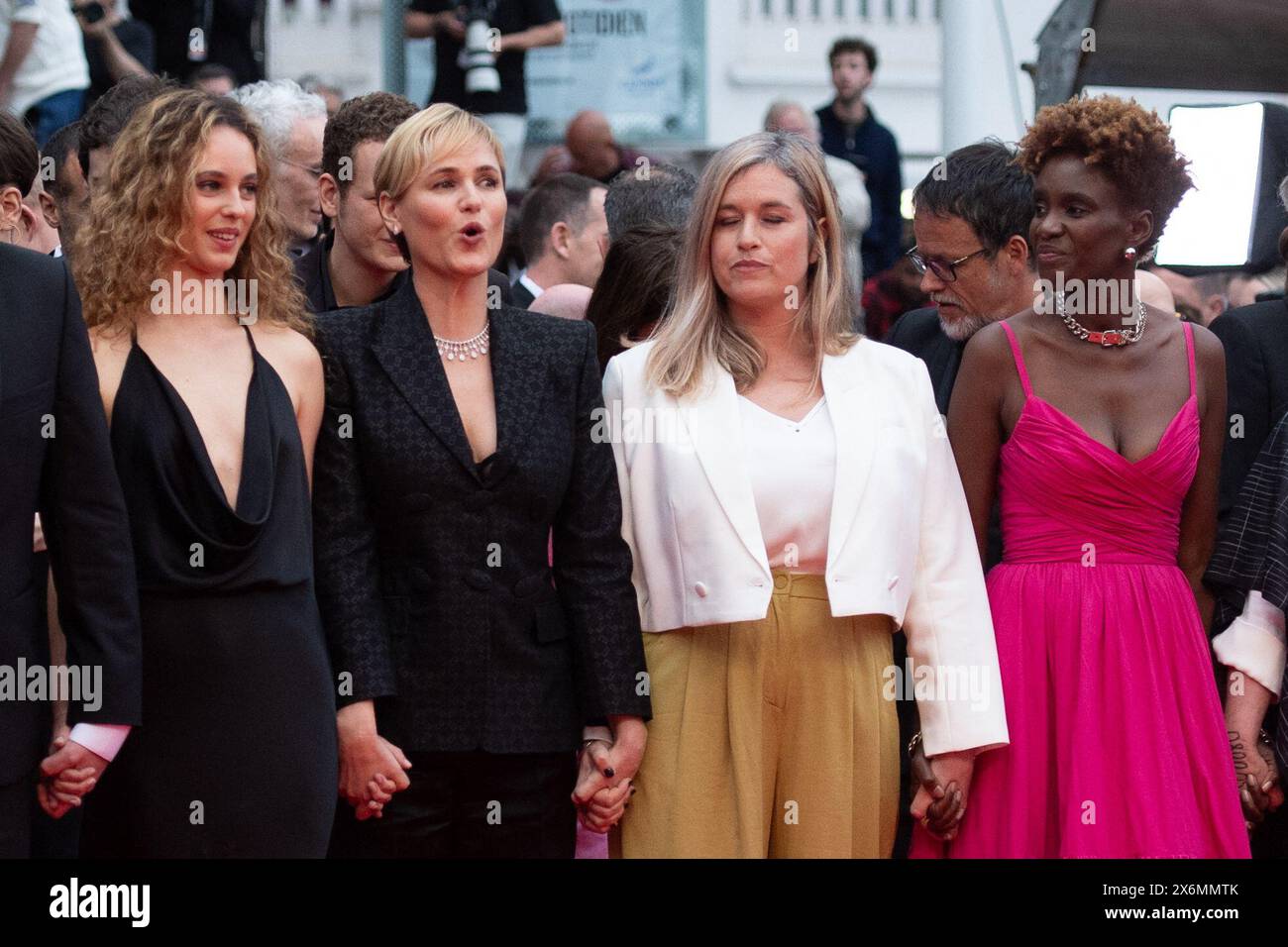 Cannes, France. 15th May, 2024. Noe Boon, Judith Godreche, Tess ...