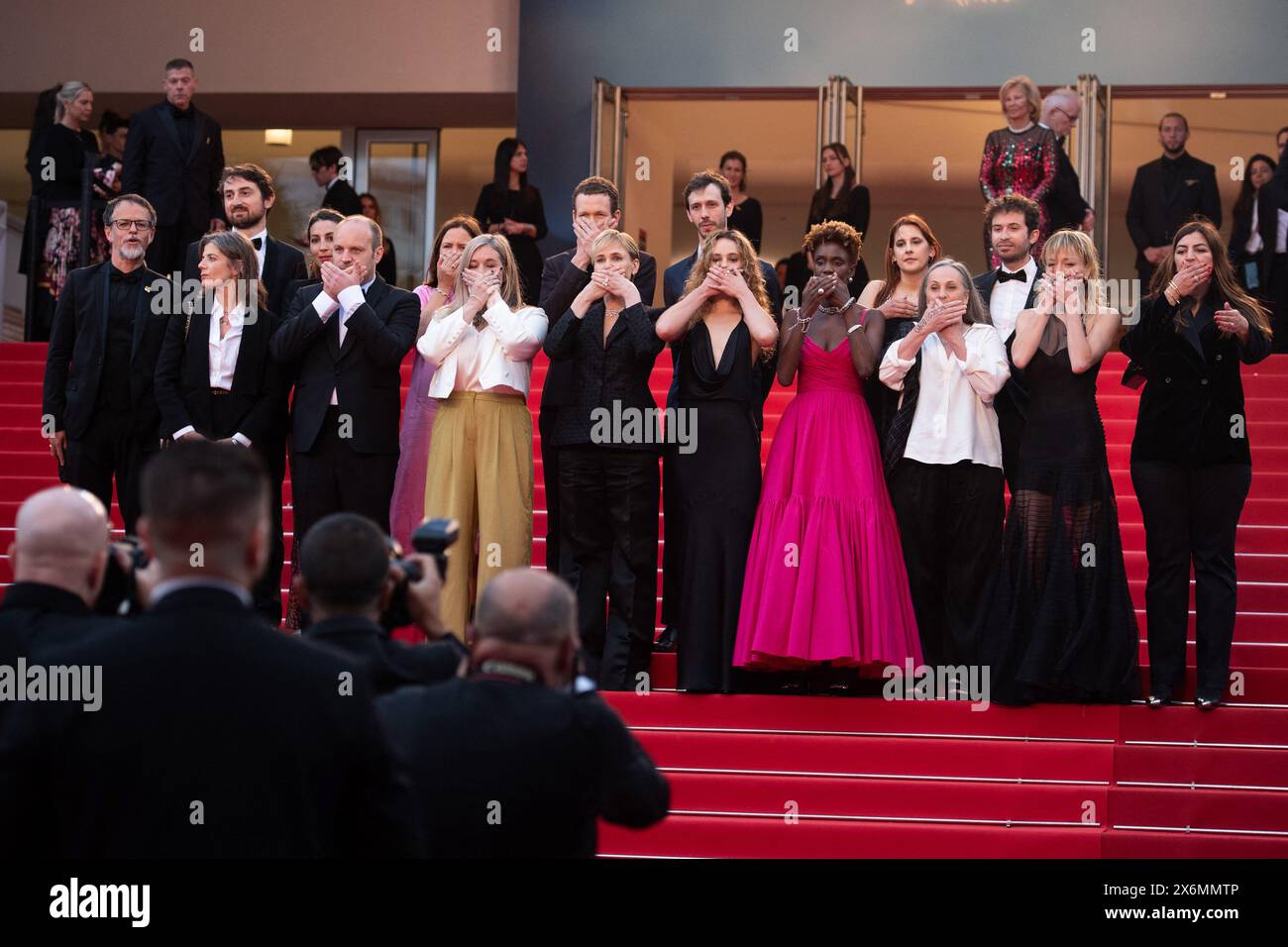 Cannes, France. 15th May, 2024. Noe Boon, Judith Godreche, Tess ...