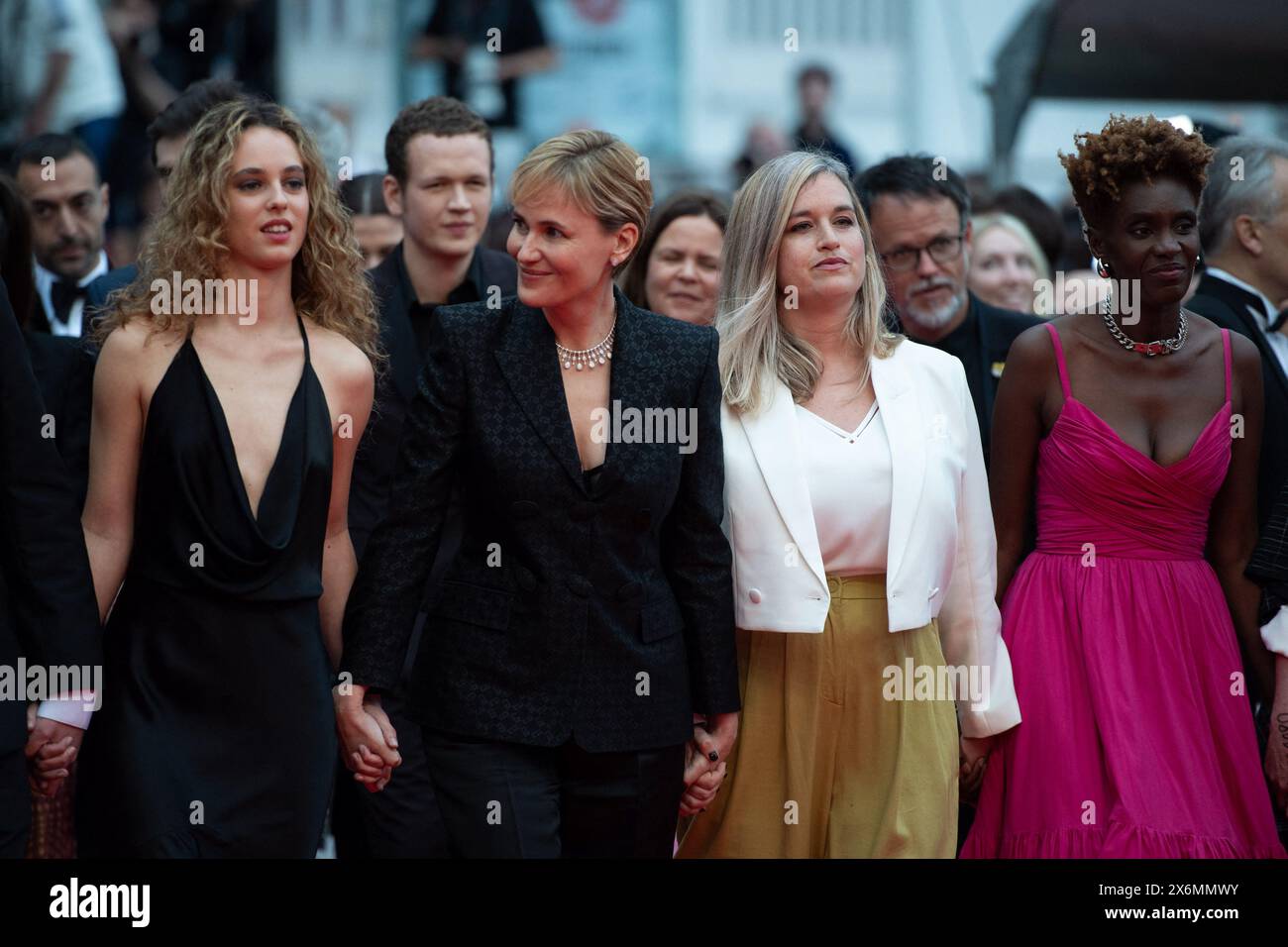 Cannes, France. 15th May, 2024. Noe Boon, Judith Godreche, Tess ...
