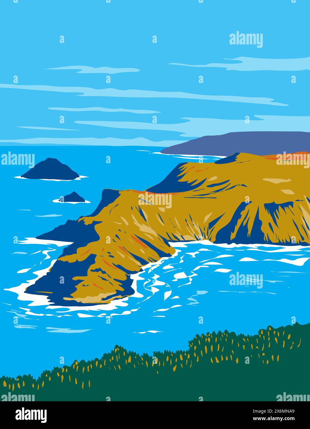 Pacific islands vintage Stock Vector Images - Alamy