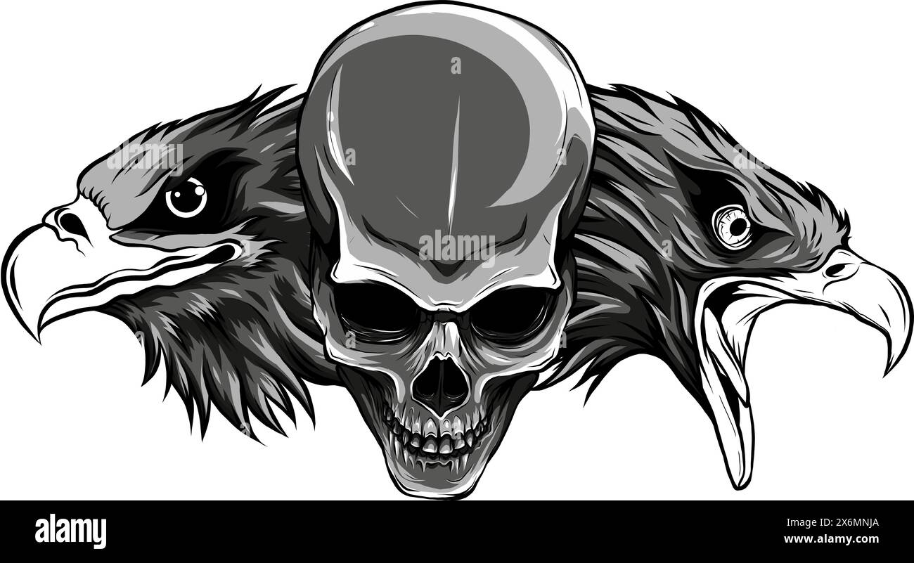 Two head eagle Stock Vector Images - Alamy