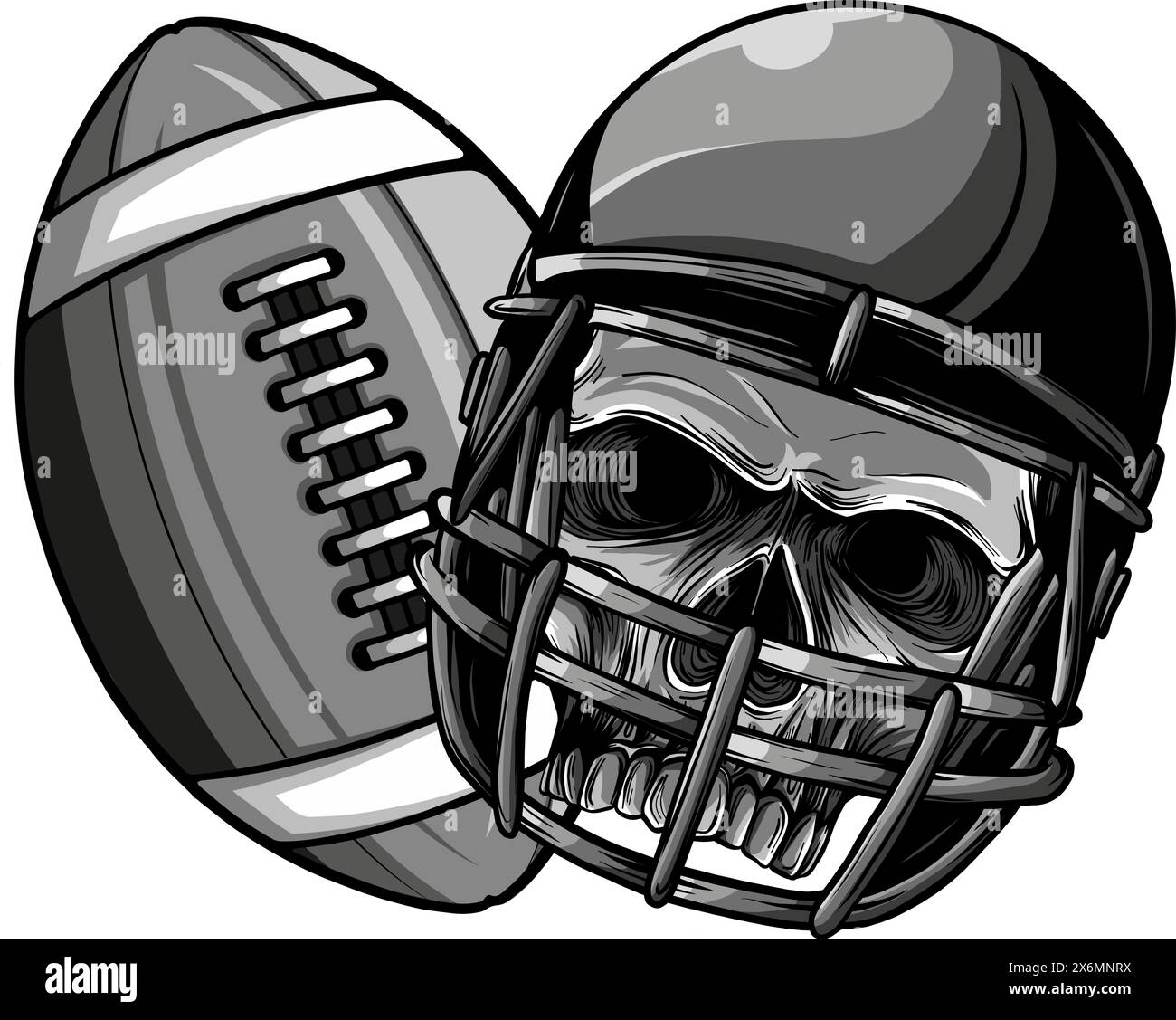 Rugby skull Cut Out Stock Images & Pictures - Alamy