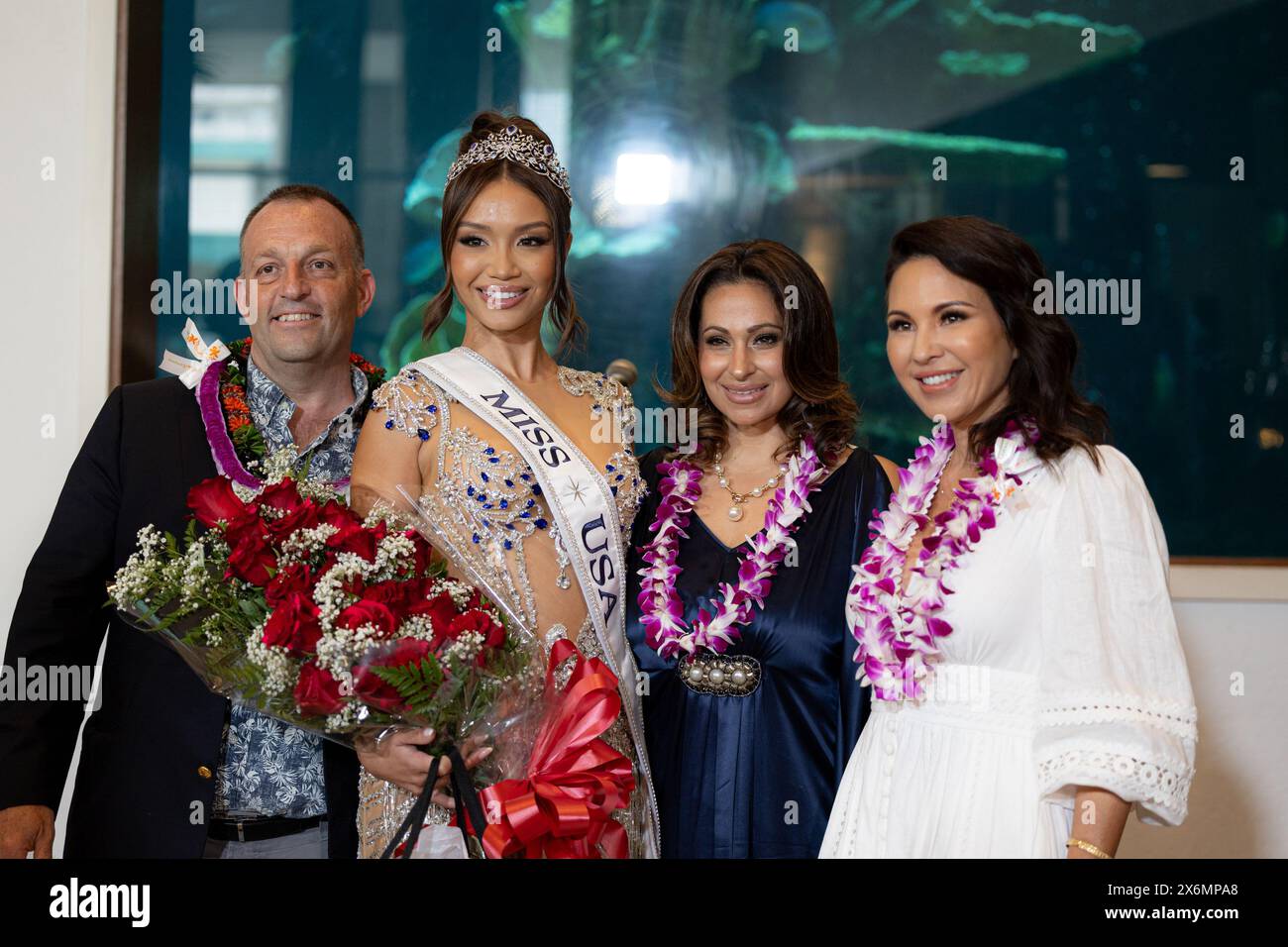 Honolulu, HI, USA. 15th May, 2024. Governer Josh Green, Savannah ...