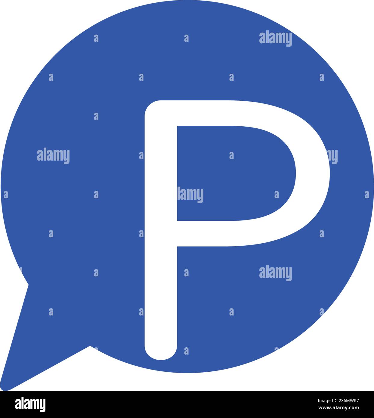 Abstract chat logo hi-res stock photography and images - Alamy