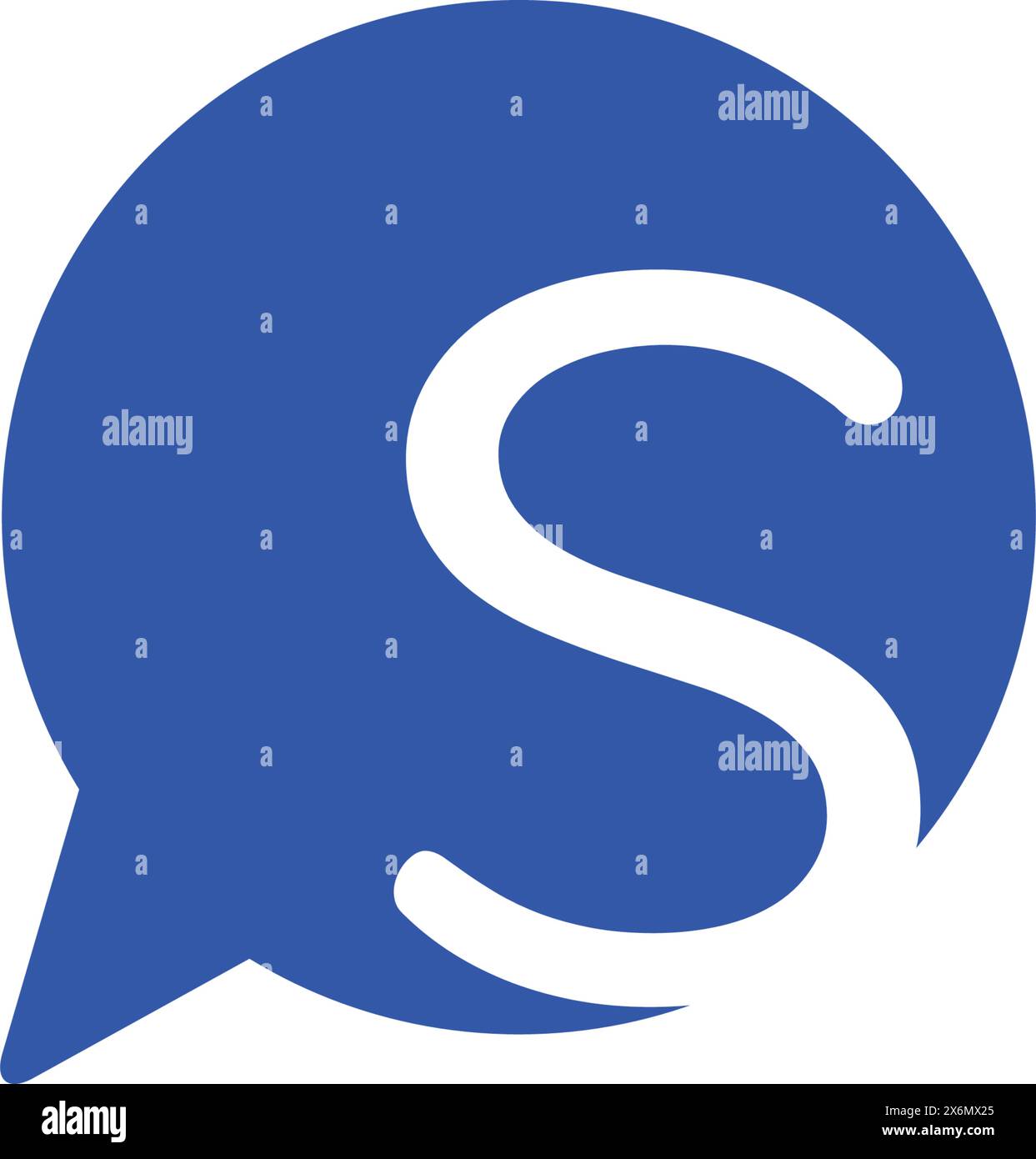 S chat logo hi-res stock photography and images - Alamy