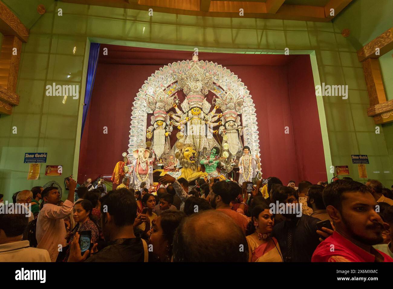 Kolkata,West Bengal, India- 4th October, 2022 : Beautifullly decorated ...