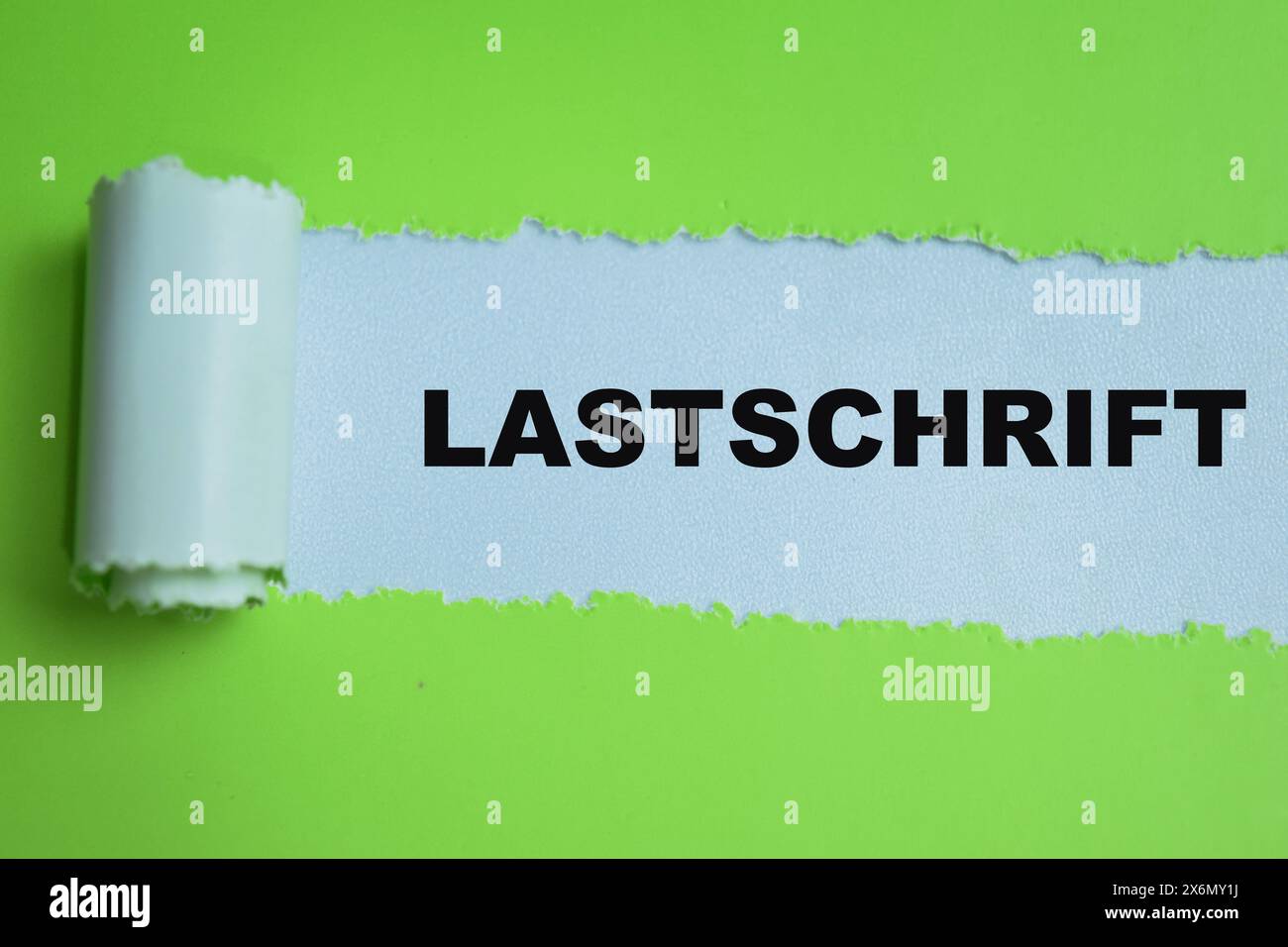 Concept of Learning language - German. Lastschrift it means Direct ...