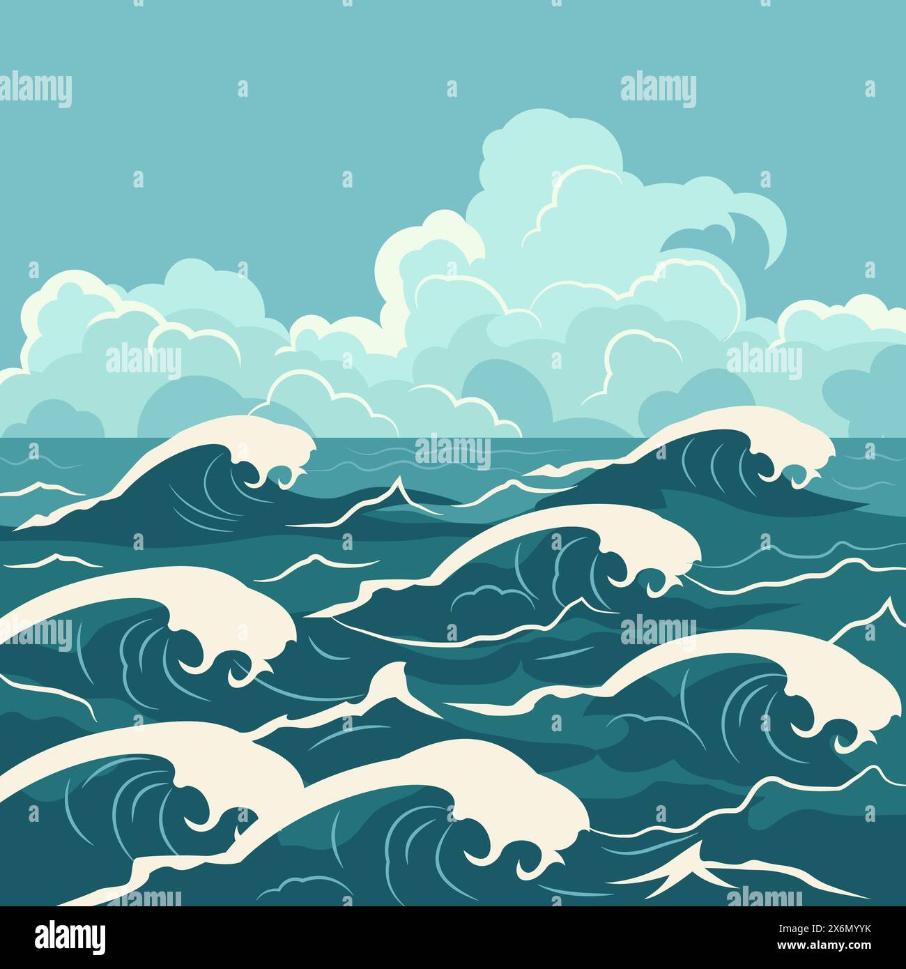 Bright sea water Stock Vector Images - Alamy