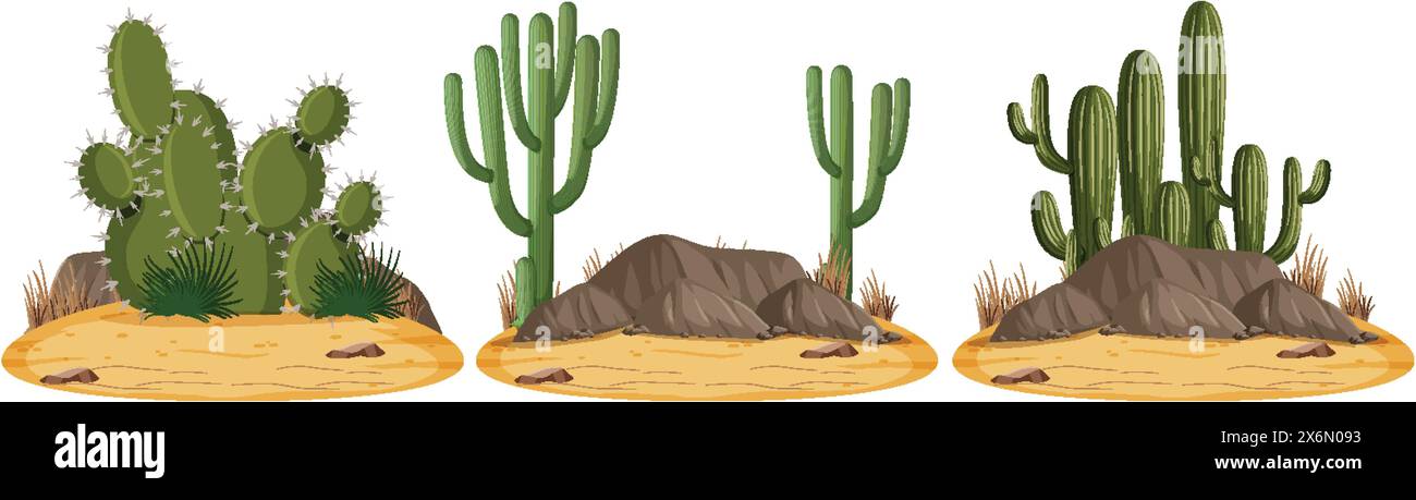 Three types of soil Stock Vector Images - Alamy