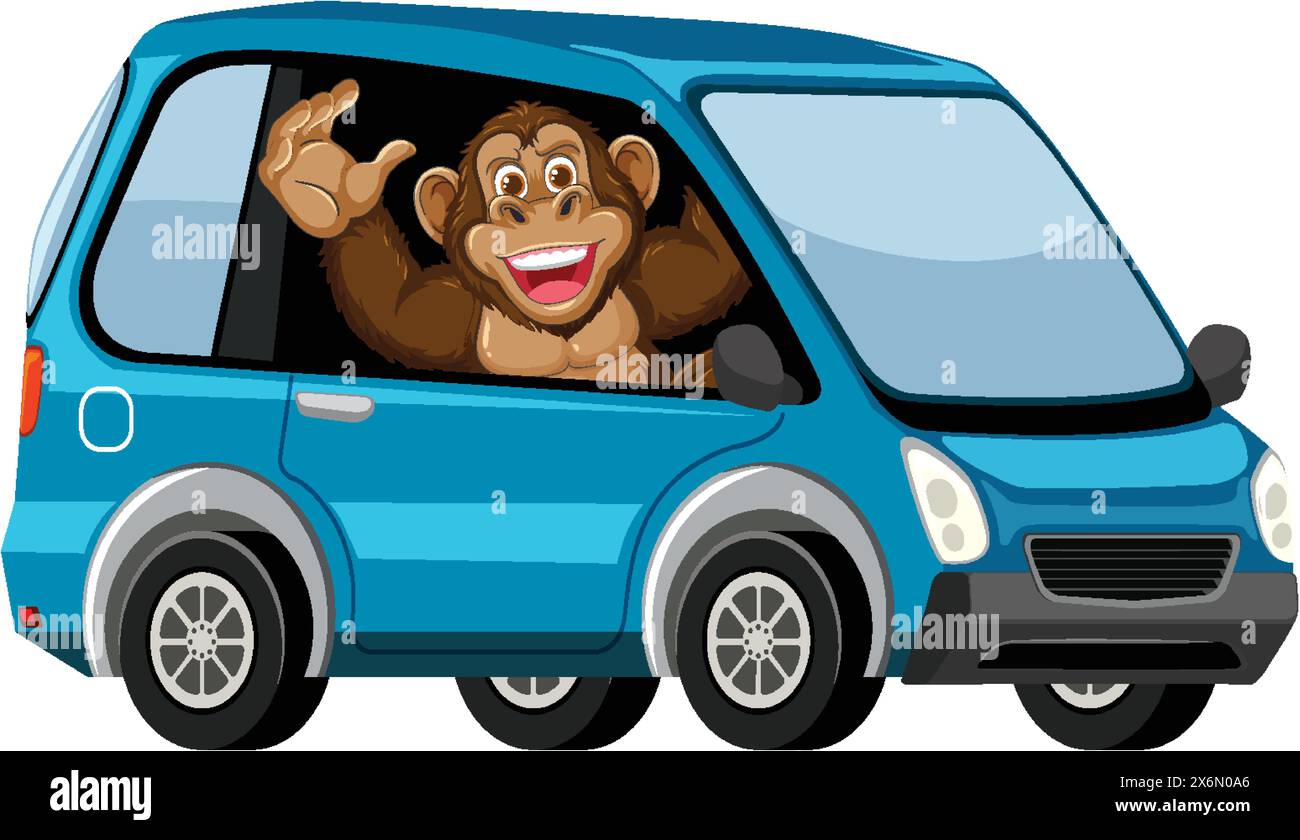 Monkey waving hi-res stock photography and images - Alamy